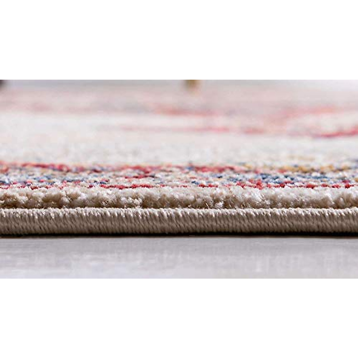 Unique Loom Utopia Collection Traditional Classic Vintage Inspired Area Rug with Warm Hues, 2' 2" x 3' 1" Rectangle, Cream/Blue