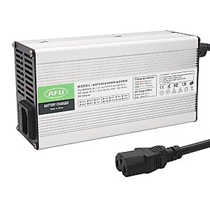 87.6V 8A Silver Charger 72V LiFePO4 Battery Smart Charger for 24S 72V LiFePO4 Battery with C13 N+L-