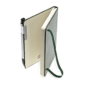 Moleskine Classic Pro Click Ballpoint Pen, 1.0mm Point, Silver Grey