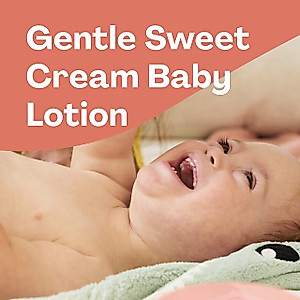 Hello Bello Sweet Cream Premium Lotion | Vegan and Cruelty Free Moisturizing, Dermatologist-Tested & Hypoallergenic for Sensitive Skin, Nourishing & Non-Greasy for Babies & Kids | 8.5 Fl Oz