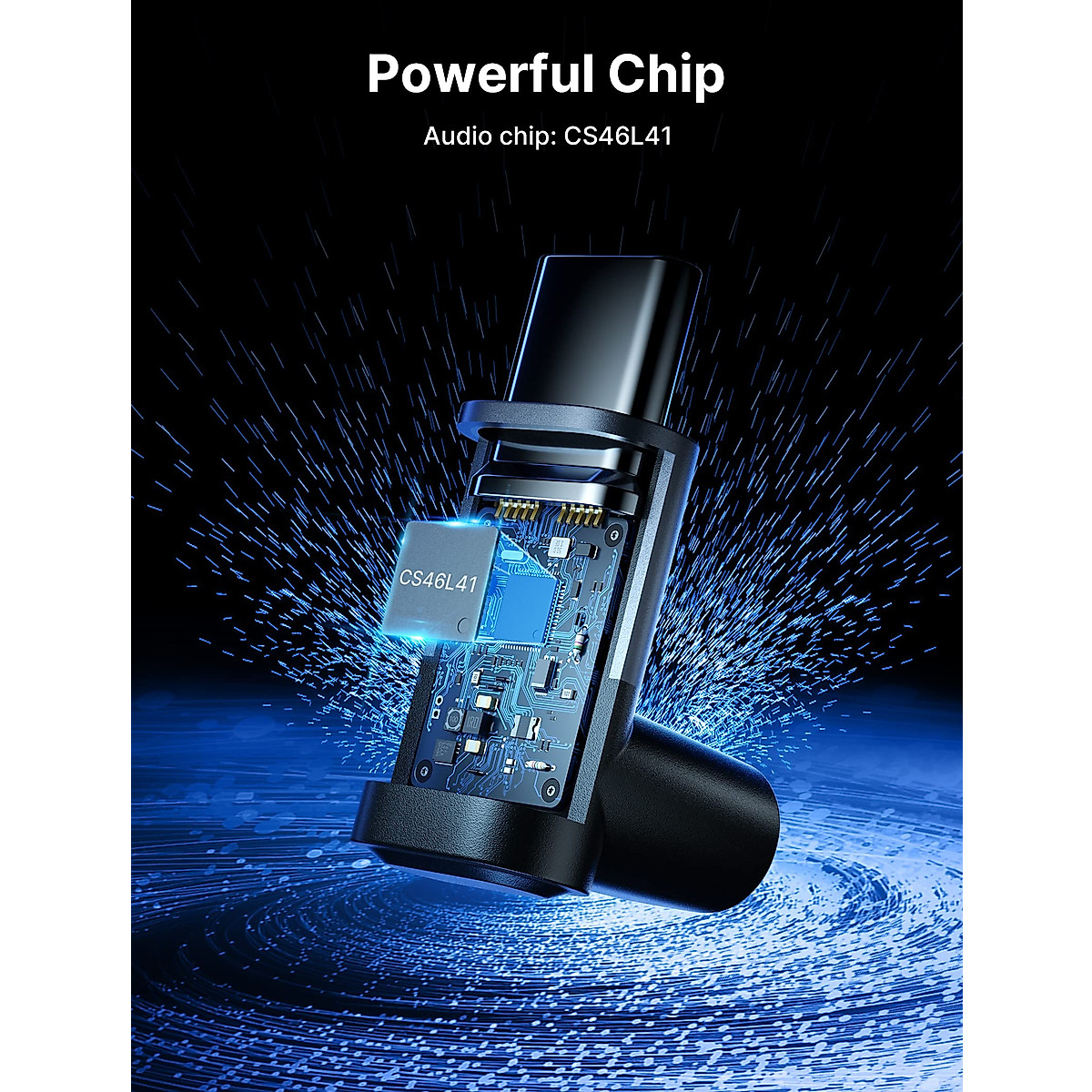 JSAUX 90 Degree USB-C Male to USB-C Female Adapter + Steam Deck Carrying Case