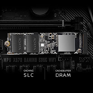 XPG SX8100 4TB 3D NAND NVMe Gen3x4 PCIe M.2 2280 Solid State Drive R/W 3500/3000MB/s SSD (ASX8100NP-4TT-C)