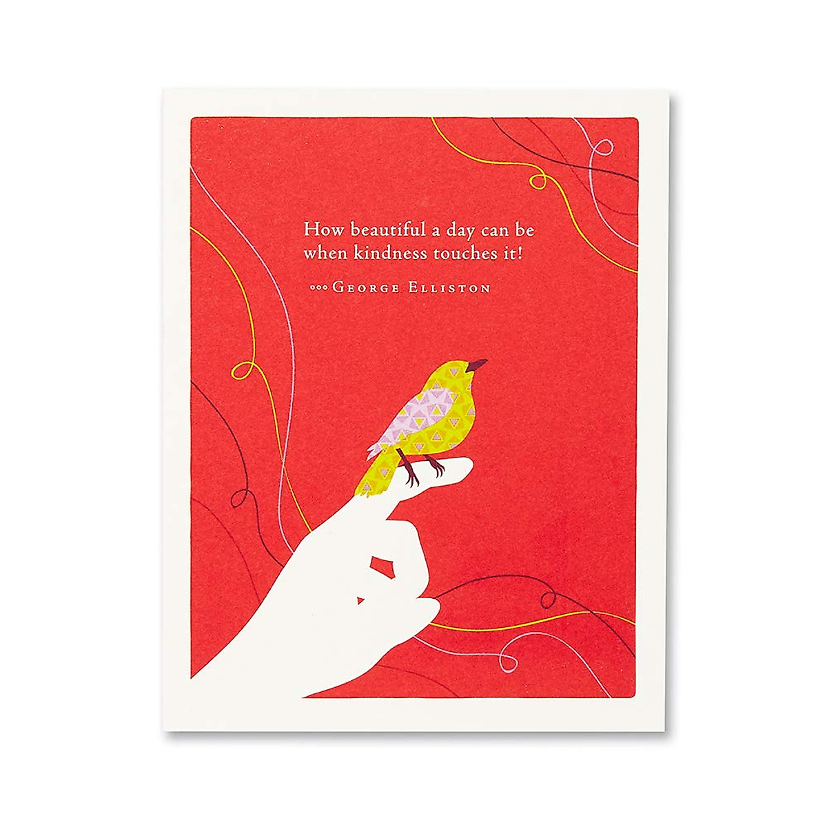 Compendium Positively Green 4-Pack of Thank You Cards - Gratitude