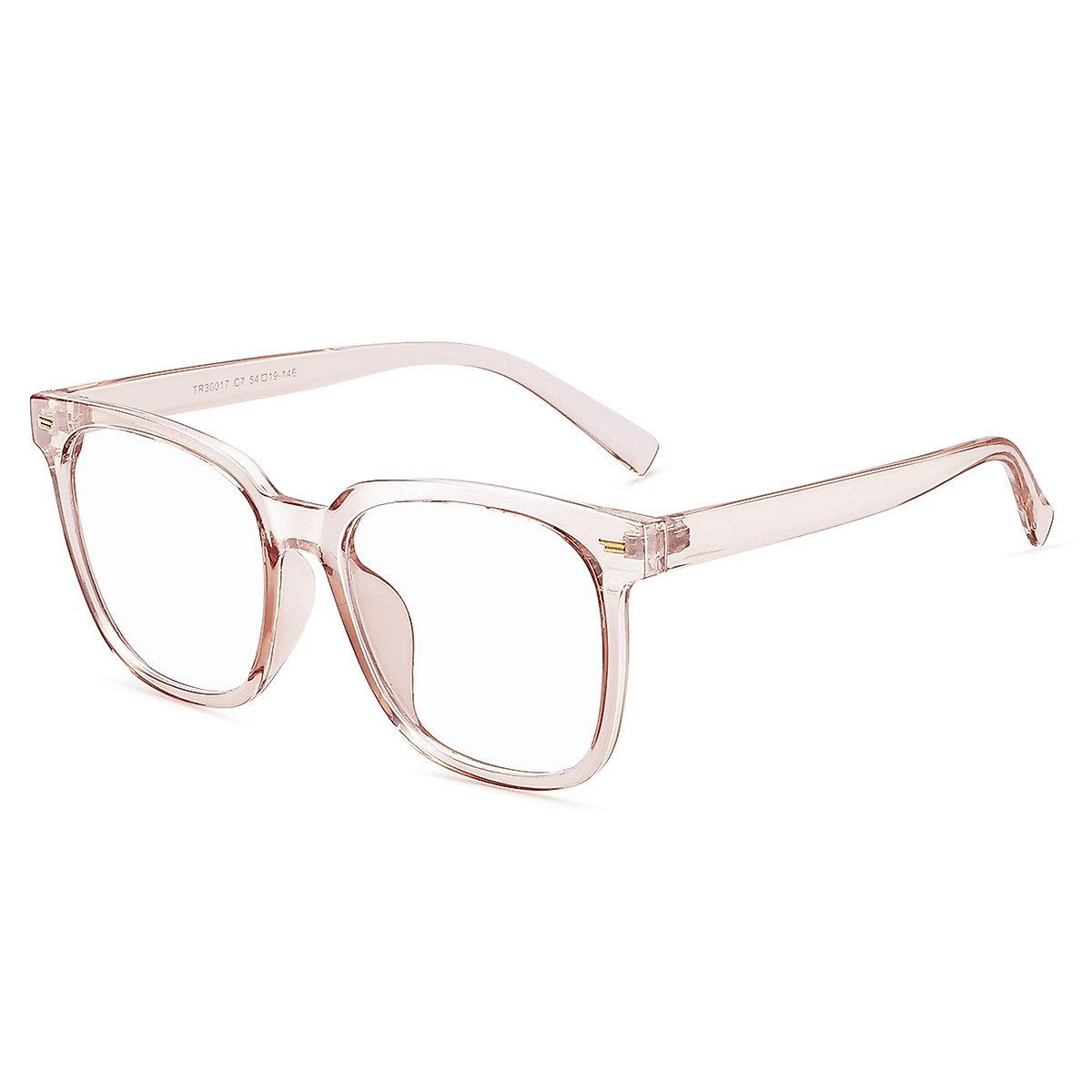 PANNER Oversized Blue Light Blocker Glasses for Women Square Computer Eyeglasses Reduce Eye Strain