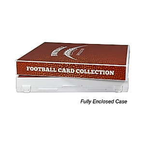 UniKeep Football Themed Trading Card Collection Binder with Trading Card Pages. (Football, Metal Rings)