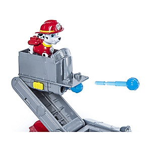 Paw Patrol, Marshall Split-Second 2-in-1 Transforming Fire Truck Vehicle Toy with 2 Collectible Figures