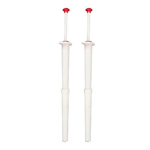 2Pcs Pickle Grabber, Stainless Steel Plastic Pickle Pincher Pickle Fork Food Grabber Tools for Olives Peppers Fruits Meat