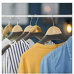 Only Hangers Foam Hanger Covers - Charcoal Grey Color - Sold in Packs of 100 Covers