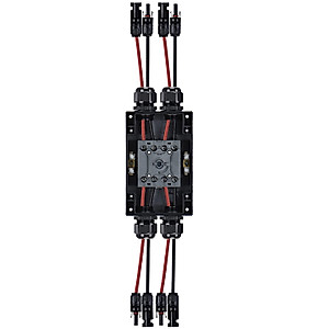 2 Input 2 Output DC 500V PV Disconnect Switch IP66 Waterproof | 32 Amp Photovoltaic Circuit Isolator for Solar Panels