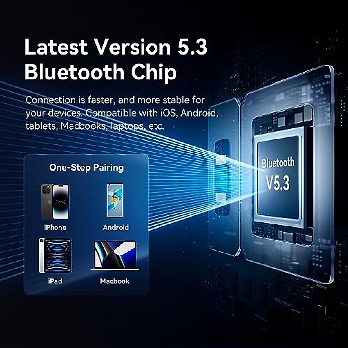 Sanag Open Ear Headphones Wireless Bluetooth 5.3 with Charging Case 56H Playtime,Touch Control Air Conduction Open Ear Earbuds with Earhooks Workout Headphones for Men Women Running,Sports,Driving