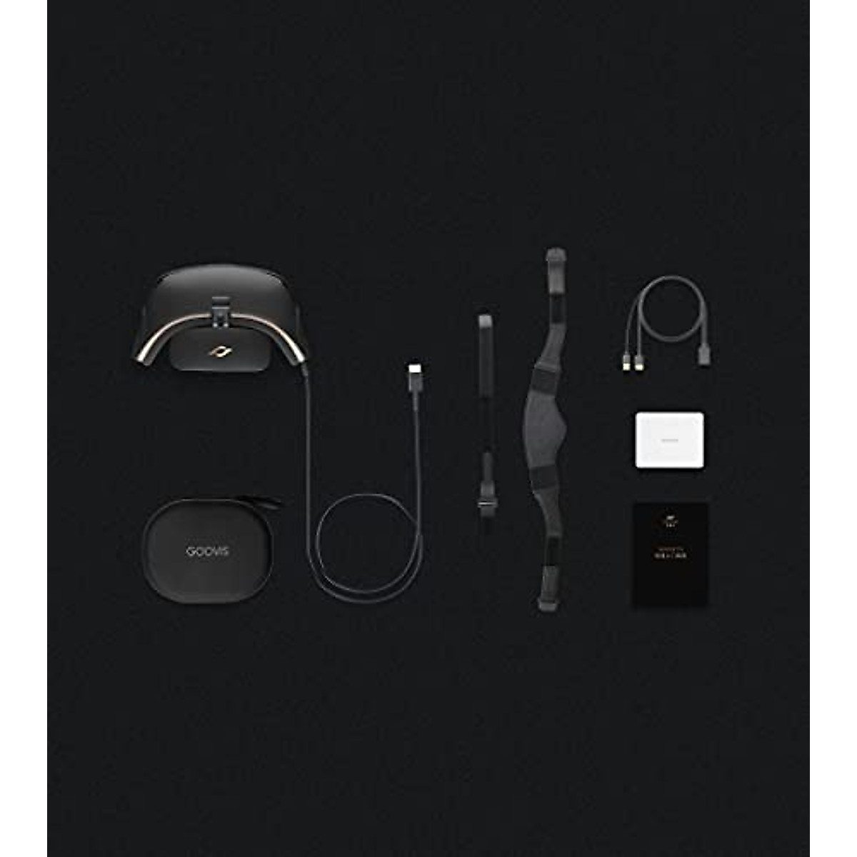 GOOVIS Pro AMOLED Display, Blu-Ray 2D / 3D Glasses HMD Support 4K Blue-ray 3D Movies,Netflix Prime Video Hulu Apple TV+ YouTube Video Movies Compatible with PS5 and Gaming Consoles HDMI connectable