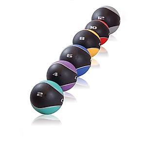 CAP Barbell Rubber Medicine Ball Set with Rack