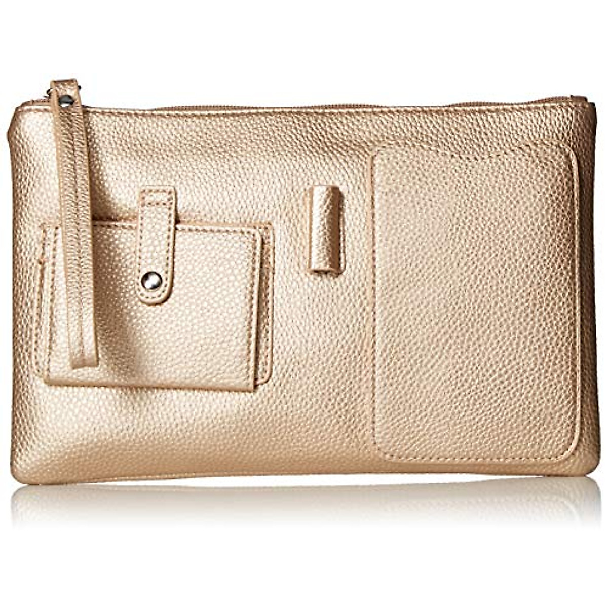 OrganizedBag womens Organizer Wristlet, Rose Gold, One Size US
