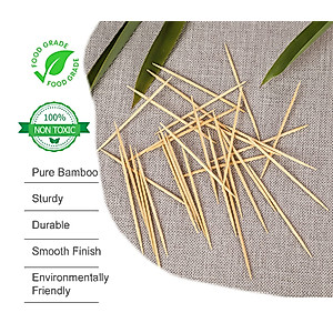 dgudgu 2 Mushroom Toothpick Holder Dispenser With Bamboo Toothpicks Tooth Pick Holders Decorative Ceramic Toothpick Dispenser