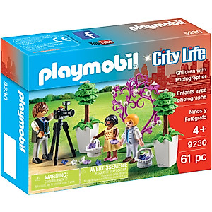 PLAYMOBIL Children with Photographer Building Figure