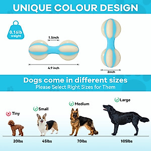 RAINFA Aggressive Chew Dog Toys, Lasting Dog Toy, Durable Nylon Bone, with Real Bacon pet Toys,Indestructible Bone,Cleaning Teething chewers Dog Toys, for Dogs, Pets,Large Dogs