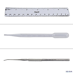 DEXSUR Dissection Kit for Biology Lab & Anatomy - Stainless Steel Scalpel Knife Set for Medical & Veterinary Students, KIT1019-7 Pcs