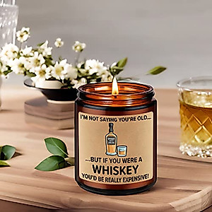 GSPY Scented Candles - Funny Birthday Gifts for Men, Old Man, Women - 30th, 40th, 50th, 60th, 70th, 80th, 90th Birthday Gifts for Him, Best Friend, Dad, Husband, Brother, Uncle - Mens Bday Gift Ideas