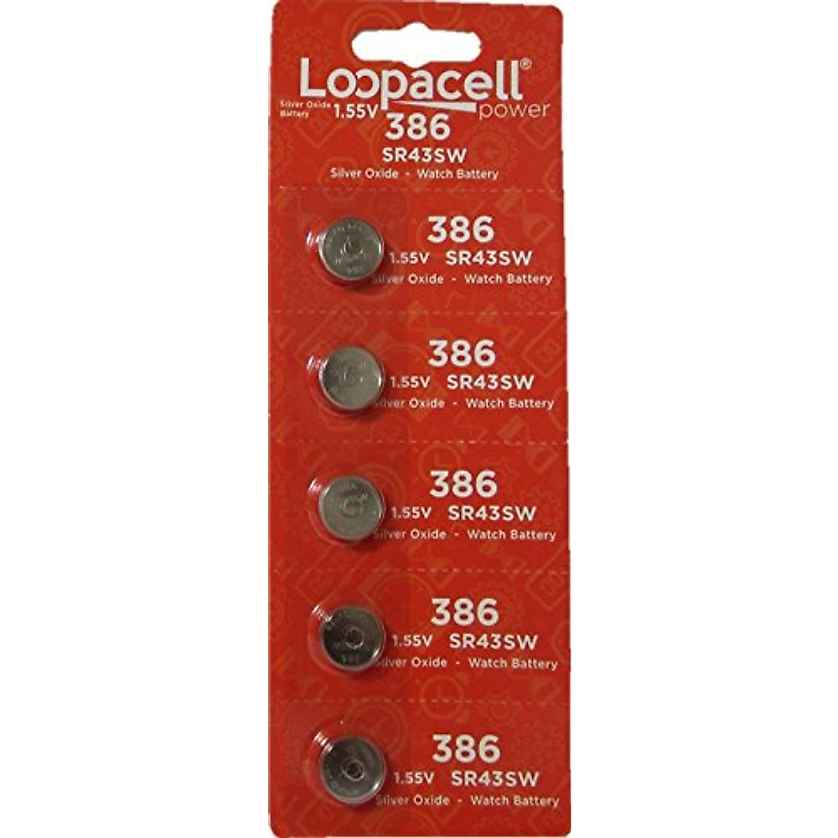 LOOPACELL 386/301 TS Silver Oxide CD/5