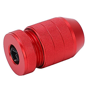 Adjustable Aluminum Alloy Drill Stop Collar Anti Slip Nylon Inner Ring Drill Stop Collar ​for Woodworking(For 0.24 to 0.43in Drill Bit)