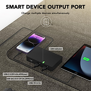 TISHI HERY Solar Panels, 180w 18v Portable Solar Panel Kit for Power Station, Foldable Solar Cell Solar Charger with MC-4 High-Efficiency Battery Charger for Outdoor Camping Van RV Trip