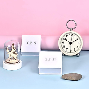 YFN Lotus Flower Necklace Sterling Silver Moonstone Lotus Pendant Lotus Jewelry Gifts for Women