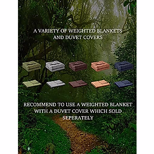 BB BlinBlin Weighted Blanket Heavy Blanket for Cool & Restful Sleep, Premium Soft Material and Glass Beads (Veridian Green, 60''x80'' 25lbs), Suit for One Person(~240lb) Use on Queen/King Bed