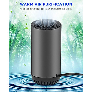 Car Heater, Portable Windshield Defroster Defogger,12V 150W Car Heater Fast Heating & Cooling Fan Thermostat with Plug in Cigarette Lighter