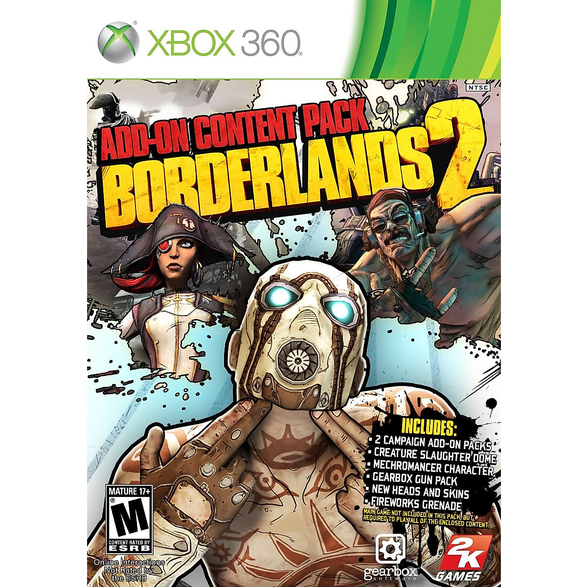 Borderlands 2 Add-On Pack Version 2.0 - Xbox 360