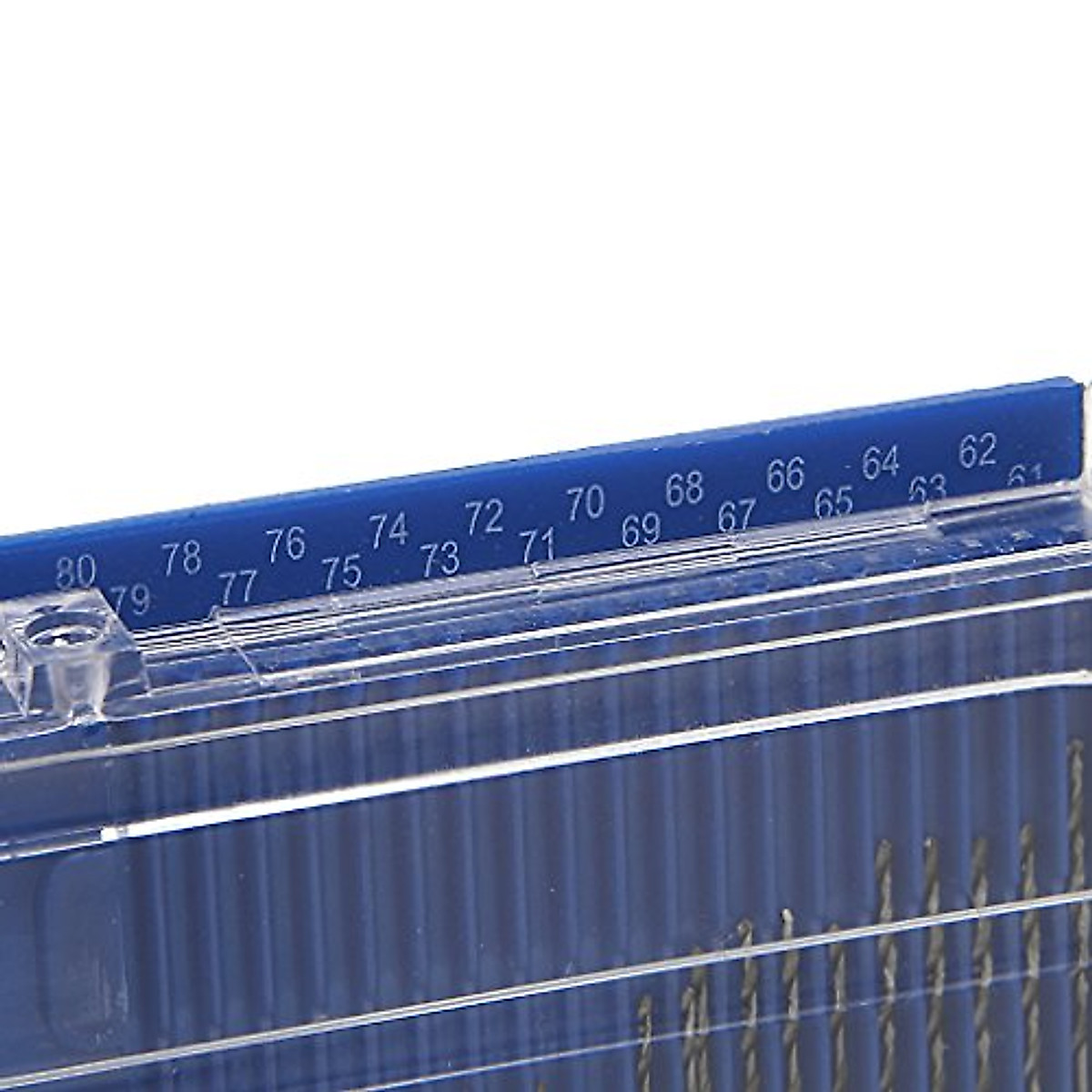 Balax 21 Pcs Mini Twist Drill Bits Set Index 61-80 w/Aluminum Hand Drill For Hobby