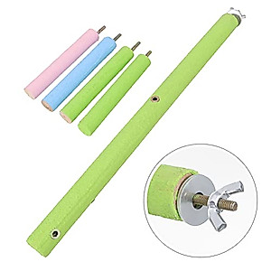 Wood Toys Perch Wood Parrot Perch Stand Paw Grinding Stick 4- Level Bird Ladder Toy Parrot Cage Accessories for Conures Cockatiels Lovebirds Small Parakeets Parrotlets Wooden Toys