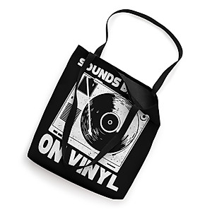 Funny Vinyl Record LP - Record Player Sounds Better On Vinyl Tote Bag