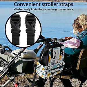 Dinosaur Personalized Diaper Bag Backpack with Name Dinosaur Custom Backpack Mommy Nappy Baby Bag Waterproof Casual Travel Daypack Tote Bag for Mom Dad Unisex Gifts