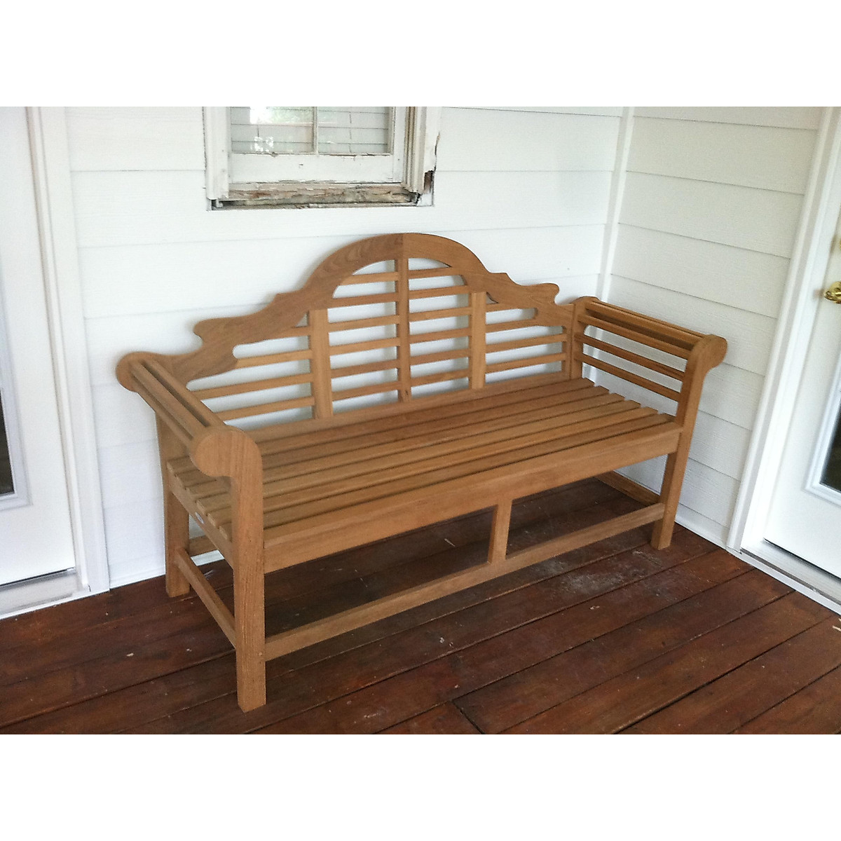Lutyens Teak Bench, Natural, 5'