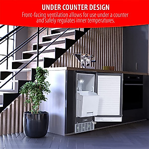 Deco Chef UTICM01 Under Counter Ice Maker, Automatically Makes 80lb Restaurant Quality Ice Per Day (Renewed)