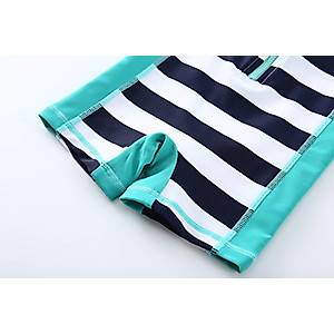 Baby Beach One-Piece Swimsuit UPF 50+ -Sun Protective Sunsuit Blue,18 Months