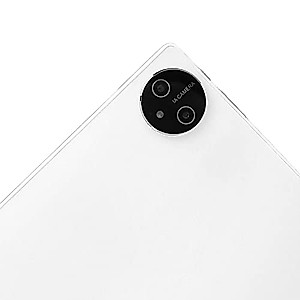 Airshi 10.1 Inch Tablet, Dual Camera 2 in 1 Tablet RGB Mouse 512GB Expandable MT6755 Octa Core with Stylus for Entertainment (White)