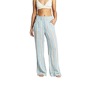 Billabong womens New Waves Stripe Pants, Clear Sky, Medium US