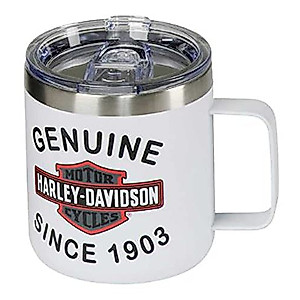 Harley-Davidson Genuine Travel Mug & Tumbler Set, Double-Wall Stainless Steel