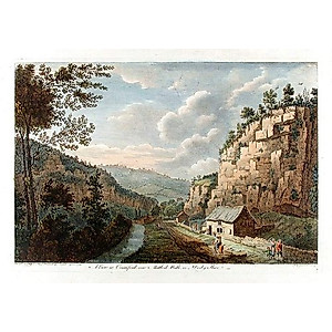 A View in Crumford near Matlock Bath in Derbyshire