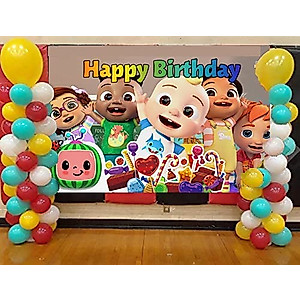 Cartoon Family Photography Backdrop Cartoon Cute Boy Girl Smiley Newborn Baby Shower Photo Props Background Family Theme Birthday Party Supplies Banner Decorations Wall Poster (5x3ft)