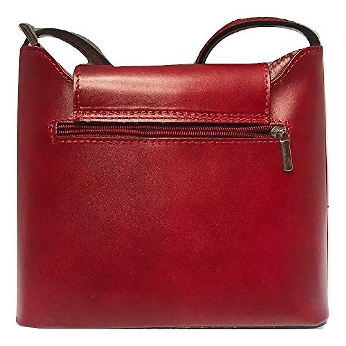 LaGaksta Isabella Leather Crossbody Bag Red