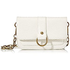 The Drop Women's Lara Chain Mini Crossbody Bag, Ivory, One Size