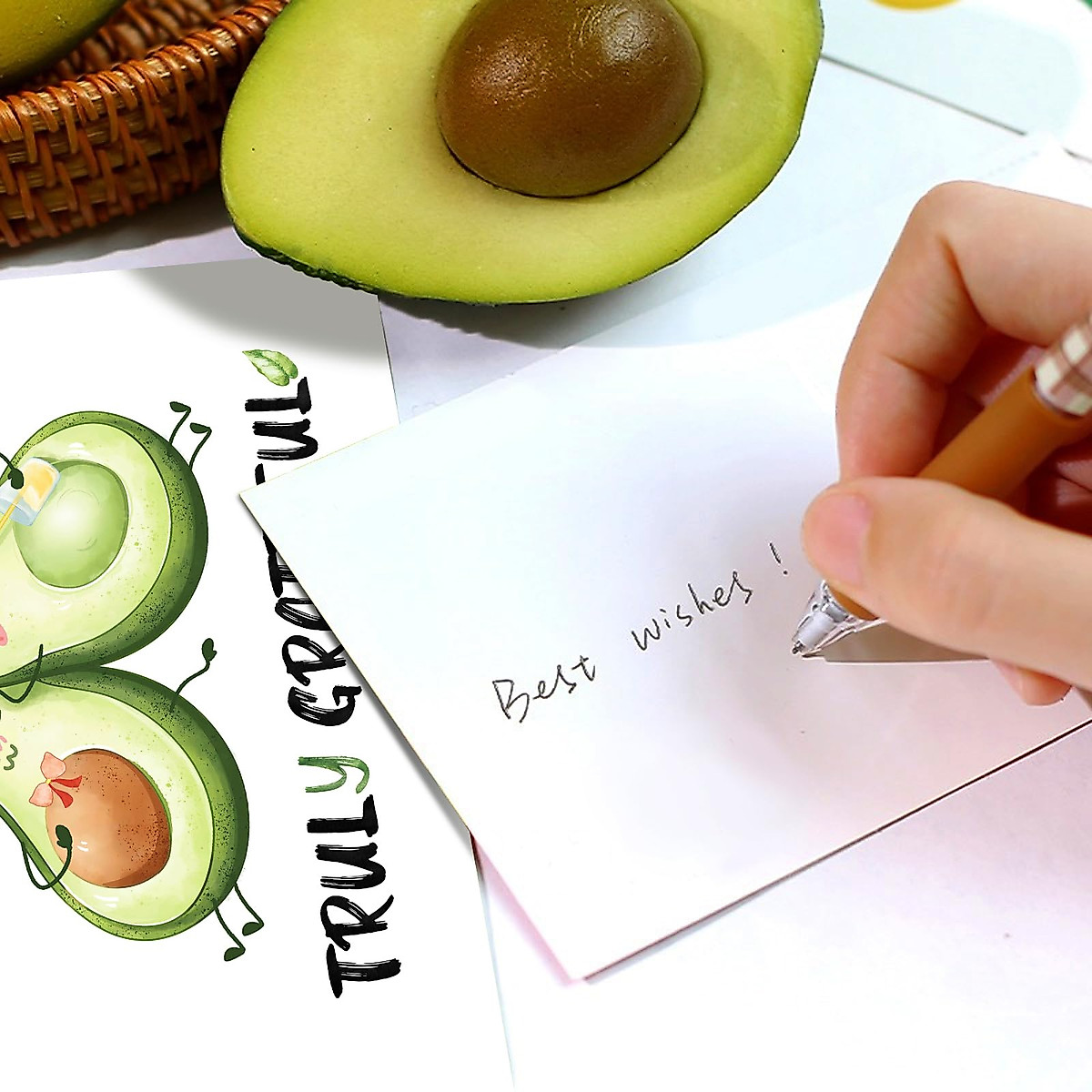 Obbyidk 48 Funny Pun Thank You Cards with Envelopes And Stickers, Bulk Boxed Set Thank You Cards, 4 x 6 in,Thank You Note Cards for Wedding, Bridal & Baby Shower, Business, Graduation