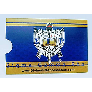 6 Sigma Gamma Rho Gift Card Holders/Sleeves (Includes 6 Envelopes)