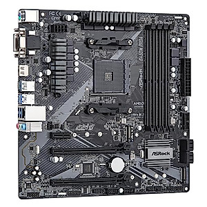 ASROCK B450M PRO4 R2.0 Socket AM4/ AMD B450/ DDR4/ SATA3&USB3.2/ M.2/ Micro ATX Motherboard