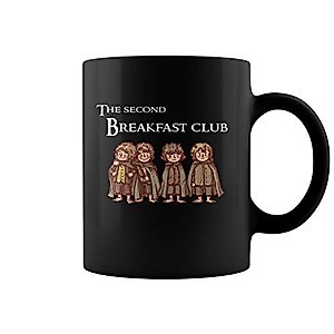 The Second Breakfast Club 11 oz Funny Coffe Gift Ceramic Mug