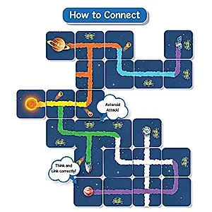Skillmatics Educational Game - Connectors Mission Space, Fun Learning Game of Connections, Strategy & Matching, Ages 6 and Up