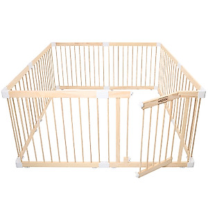 HARPPA Baby Gate Playpen Baby Fence for Babies and Toddlers Baby Play Yards for Play Area (60x73x24 inches)
