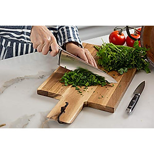 Saken Chef Knife and Paring Knife Set - 2-piece Professional Kitchen Knife Set with Ultra-Sharp, High-Carbon German Steel Blade and Ergonomic Wooden Handles - 8" Chef Knife, 3.5" Paring Knife